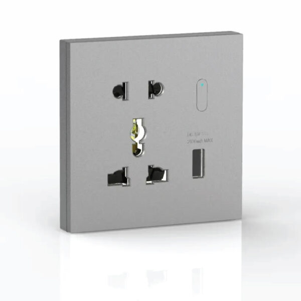 WiFi Smart Light Wall Socket Outlet Universal Push Button Version ...